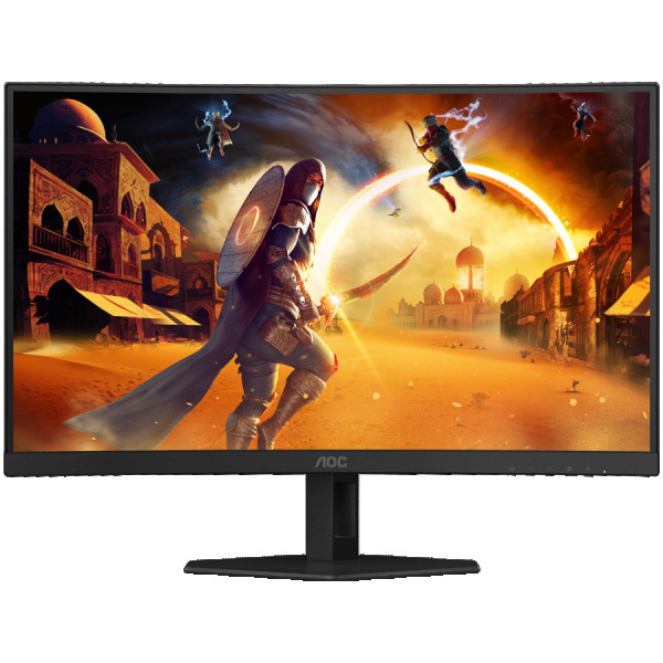 AOC Monitor Gaming C27G4ZXE Curved 27'' FAST VA, 16:9, 1920x1080, 280Hz, 0.3ms, 300 cdm2, 4000:1, 2xHDMI, DP, Adaptive Sync, Tilt, Black-Red