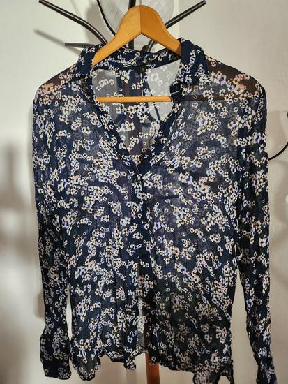 Escada Nolla navy floral providna košulja