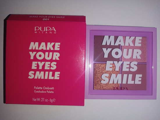 PUPA paleta senki " Make yours eyes smile"