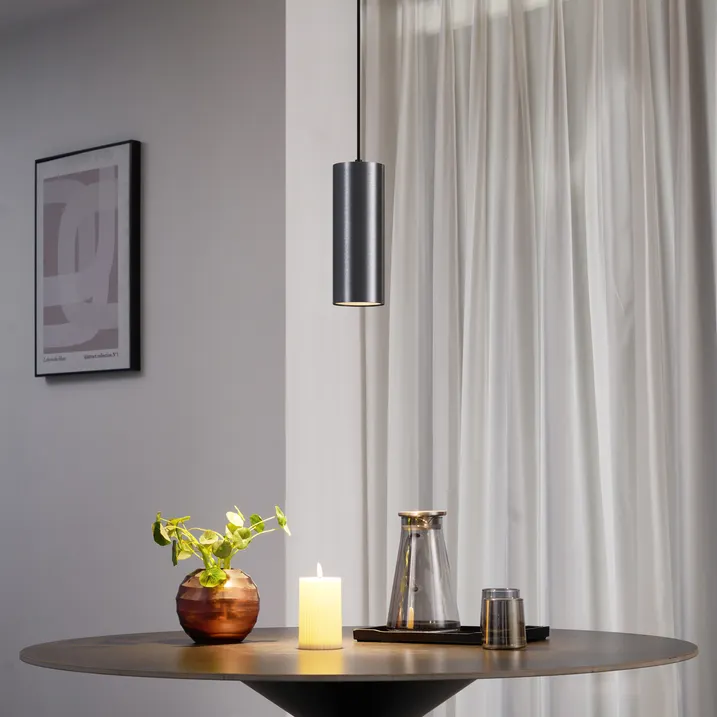 Moderna viseća lampa tamno siva GU10 50mm - Tubo