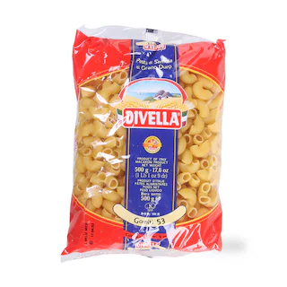 Testenina Gomiti 53 Divella 500g