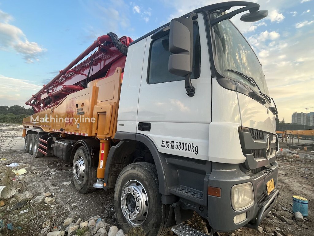 Sany pump used 62m on Benz na šasiji Mercedes-Benz Actros 4144 pumpa za beton