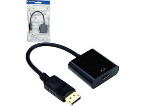 GEMBIRD A-DPM-HDMIF-08 ** DisplayPort v1 to HDMI adapter cable, black(alt A-DPM-HDMIF-002)(239)