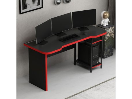 HANAH HOME Phoenix 8 Crno Crveni sto gaming desk (506MNR3433)