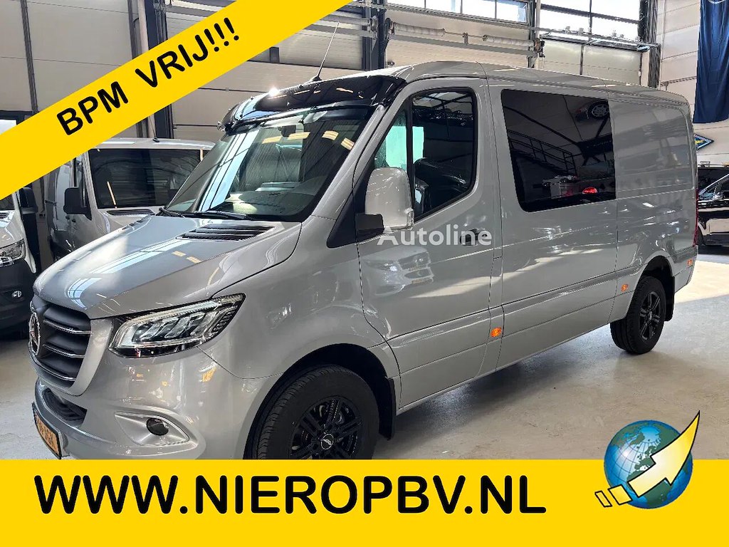 Mercedes-Benz Sprinter 319CDI L2H1 Dubbelcabine Automaat Airco Navi Cruisecont minibus furgon