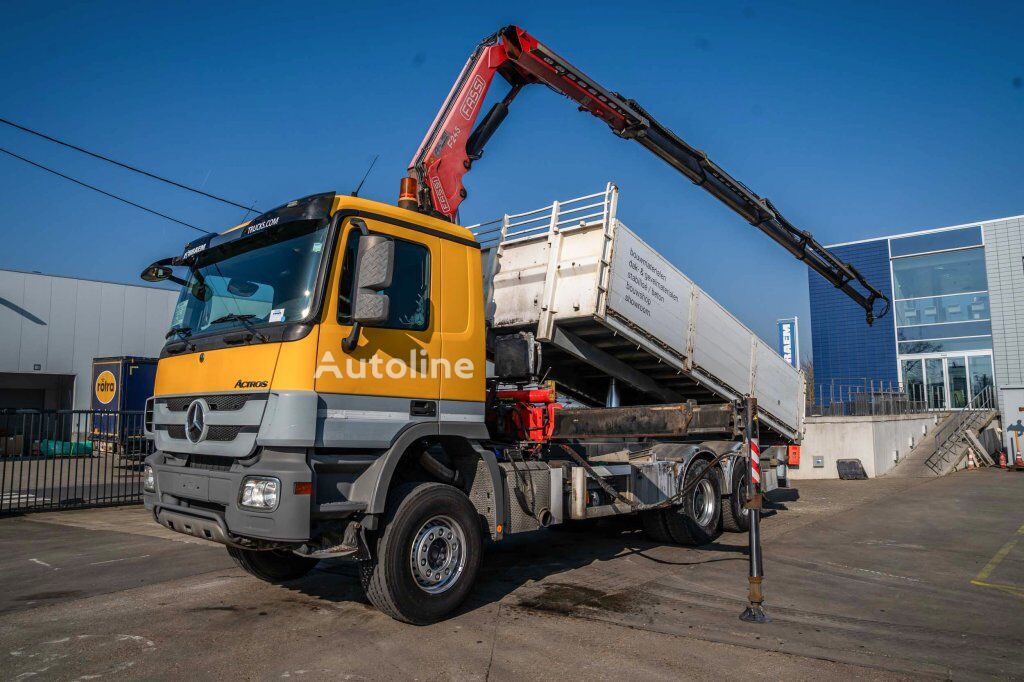 Mercedes-Benz ACTROS 3344 K-MP3+FASSI F245 kiper