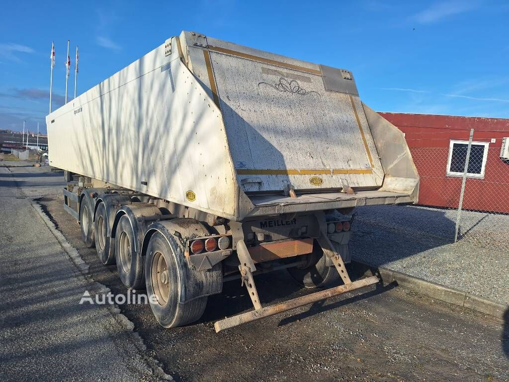 Meiller 4 akslet grus tiptrailer poluprikolica kipera