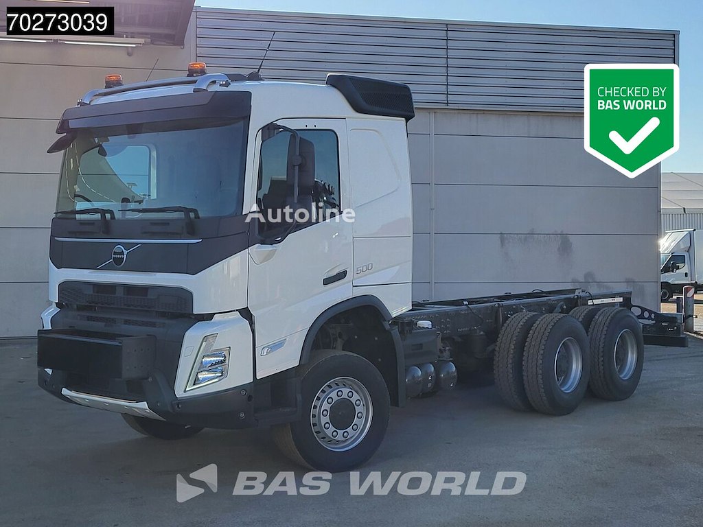 Novi Volvo FMX 500 6X6 NEW! 6x6 chassis Front frame extension VEB+ Big Axle kamion šasija