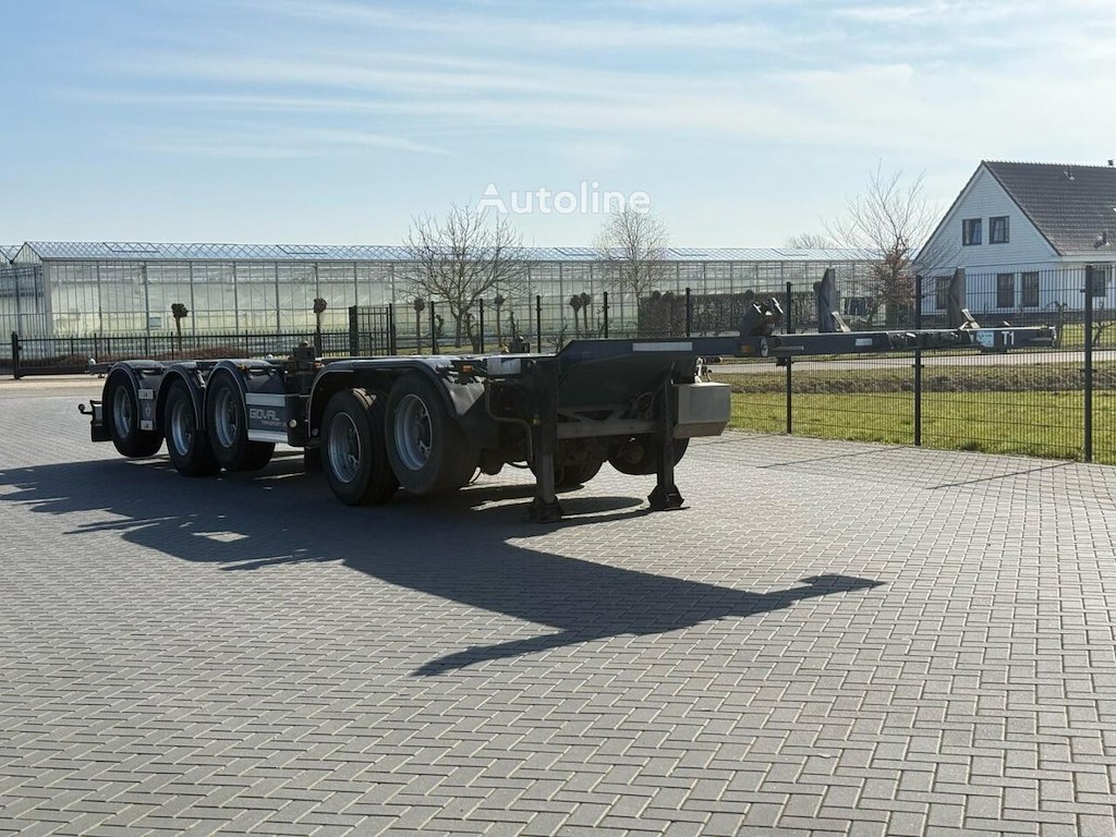 D-Tec CT-60-05D SPLIT CHASSIS, 5 AXLE, NL TRAILER. poluprikolica za prevoz kontejnera