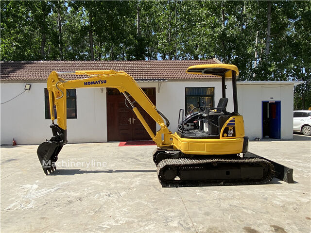 Komatsu pc35 open cabin mini bager
