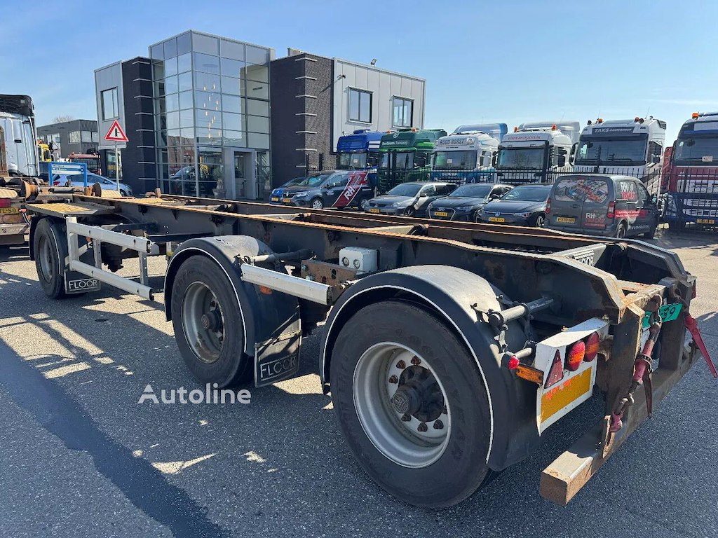 Floor FLA-10-20 - 3 AXLE BPW prikolica za kontejnere