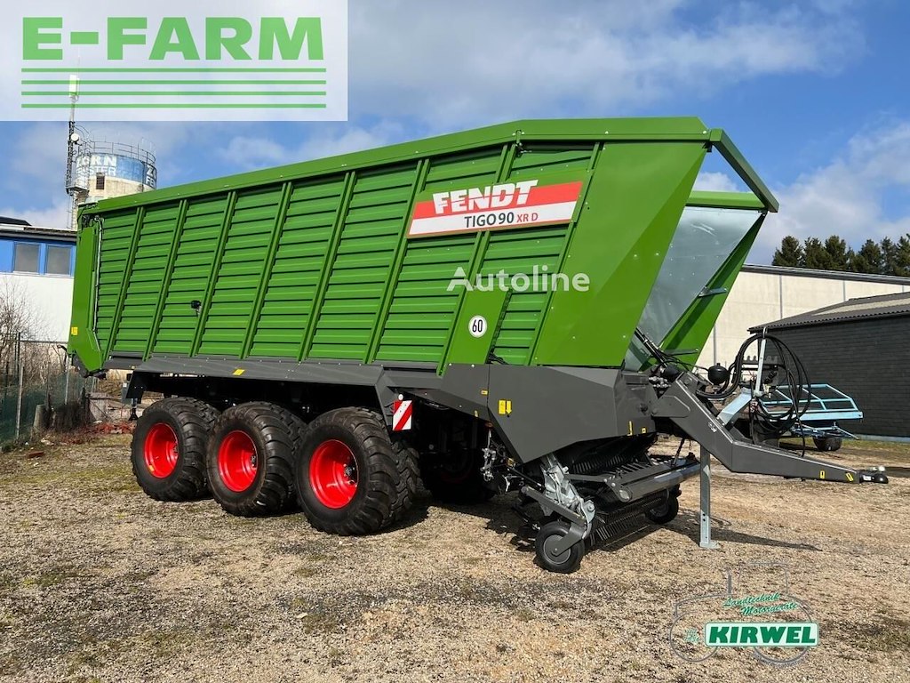 Fendt tigo 90 xr prikolica platforma