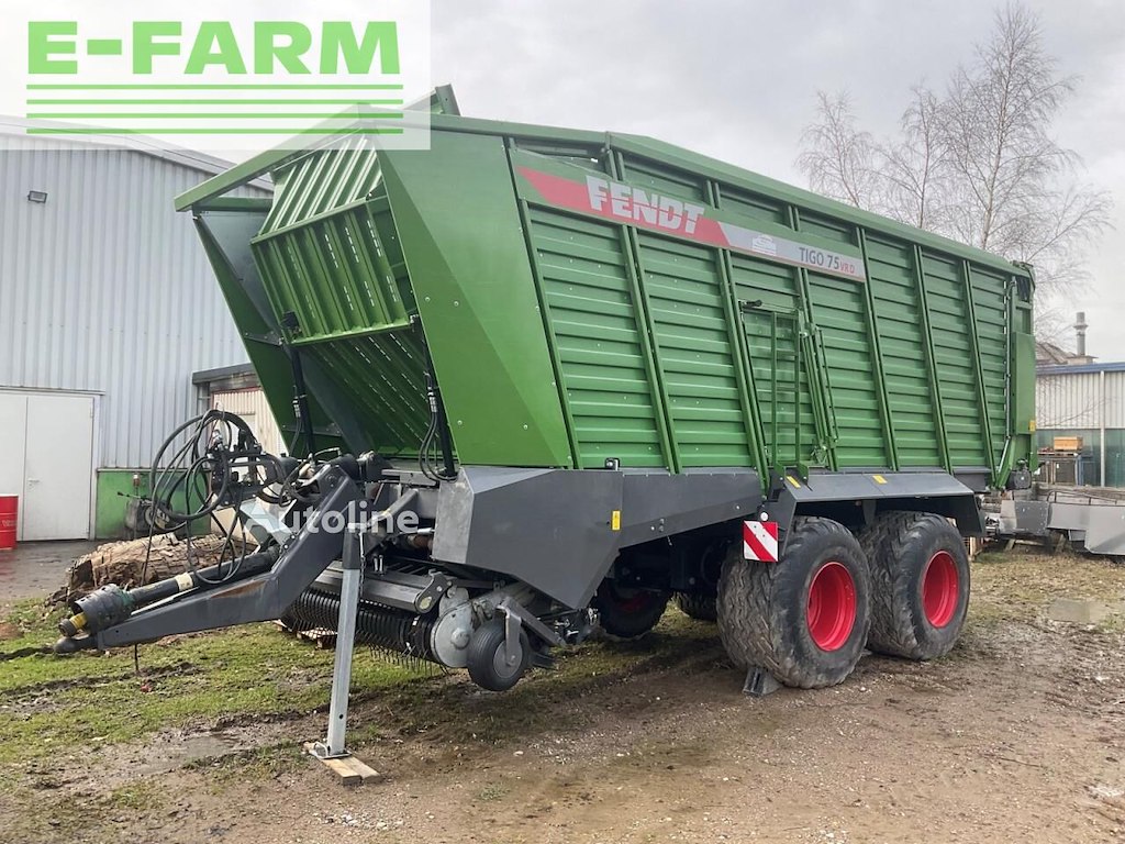 Fendt tigo 75 vr prikolica platforma