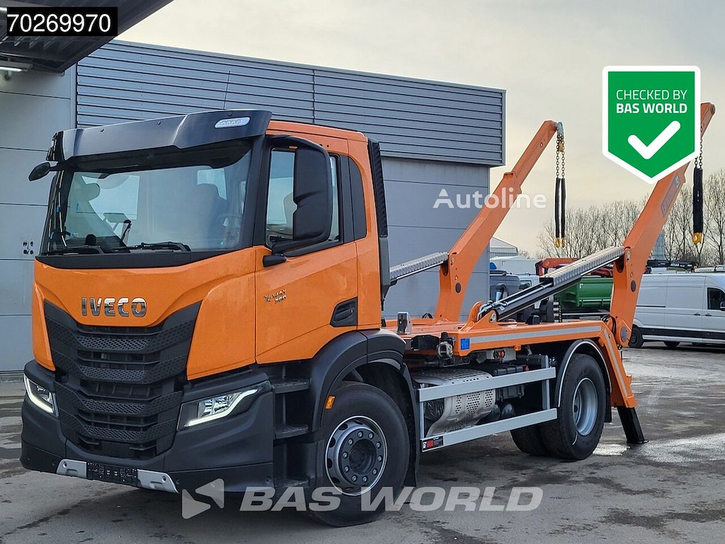 Novi IVECO X-Way 360 4X2 NEW! HIAB 12tons skiploader Automatic Euro 6 kamion autopodizač kontejnera