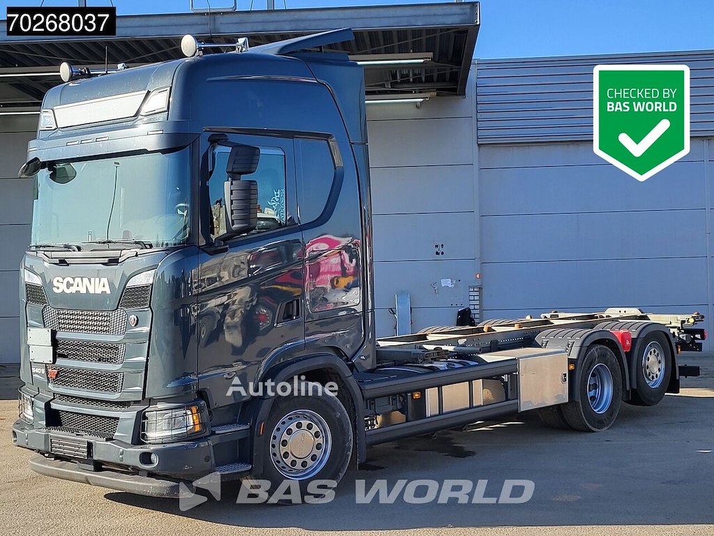 Scania S540 6X2 Automatic Retarder ACC Navi Lift-axle Euro 6 vozilo za prevoz kontejnera