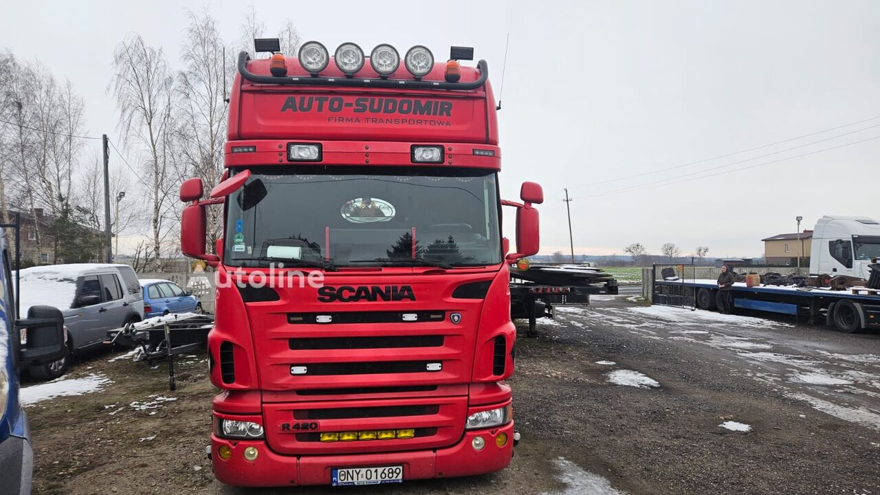 Scania R 420 E5 manual gerbox 8 PIECES tegljač