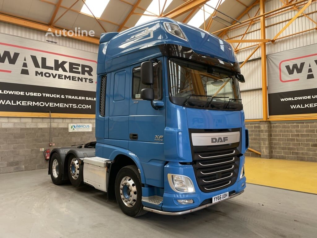 DAF XF106 510 SUPERSPACE *EURO 6* 6X2 TRACTOR UNIT – 2017 – YY66 UOH tegljač