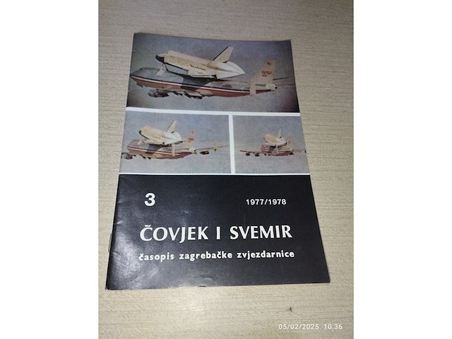 Čovjek i svemir - broj 3 (godište 1977/78)