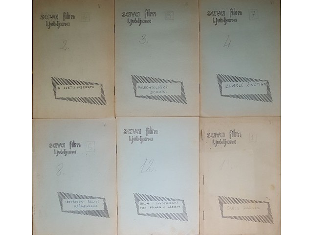 Knjižice Za Dijafilmove V-VIII
