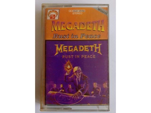 Megadeth -  Rust In Peace (1992) Cass