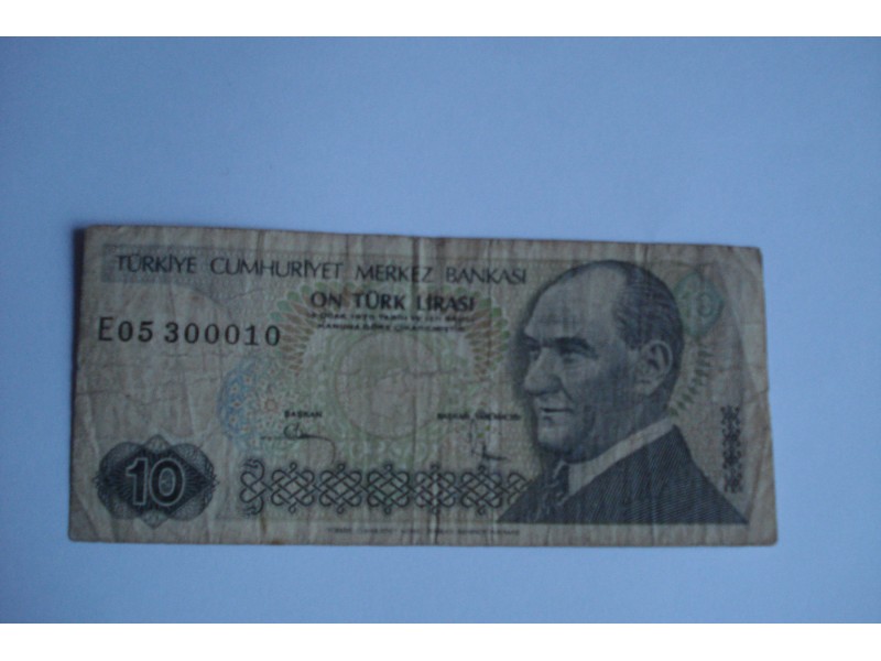 TURSKA - 10 LIRA