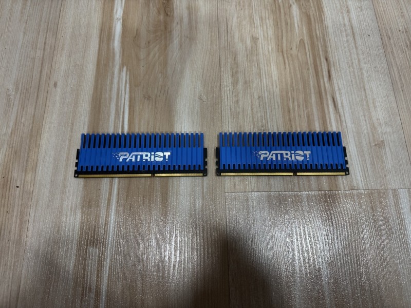 Patriot 2x1GB DDR3 RAM memorije za kompjuter