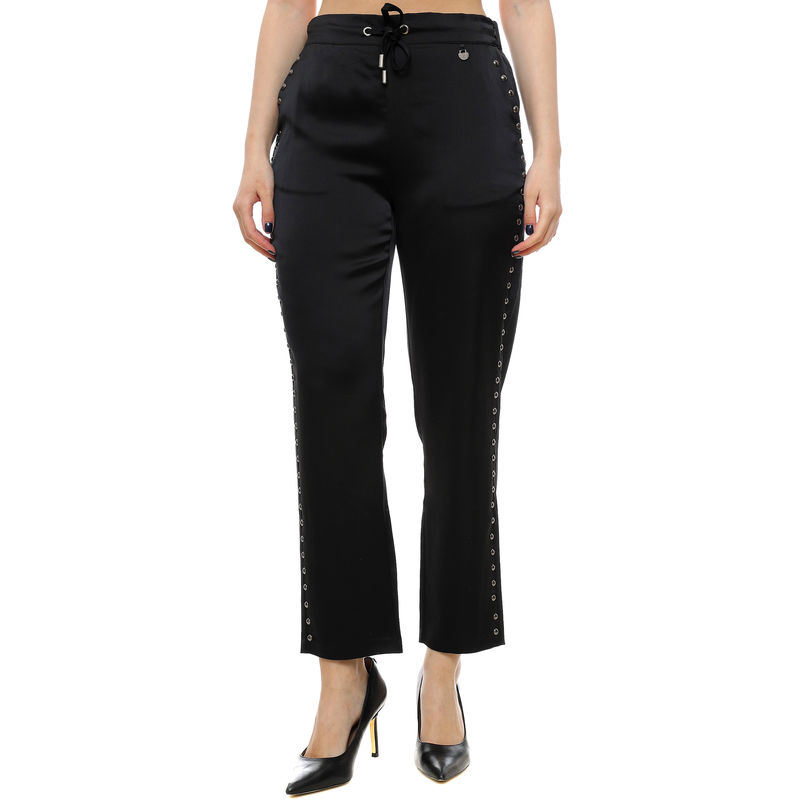 Ženske pantalone Lola Studded Satin Joggers