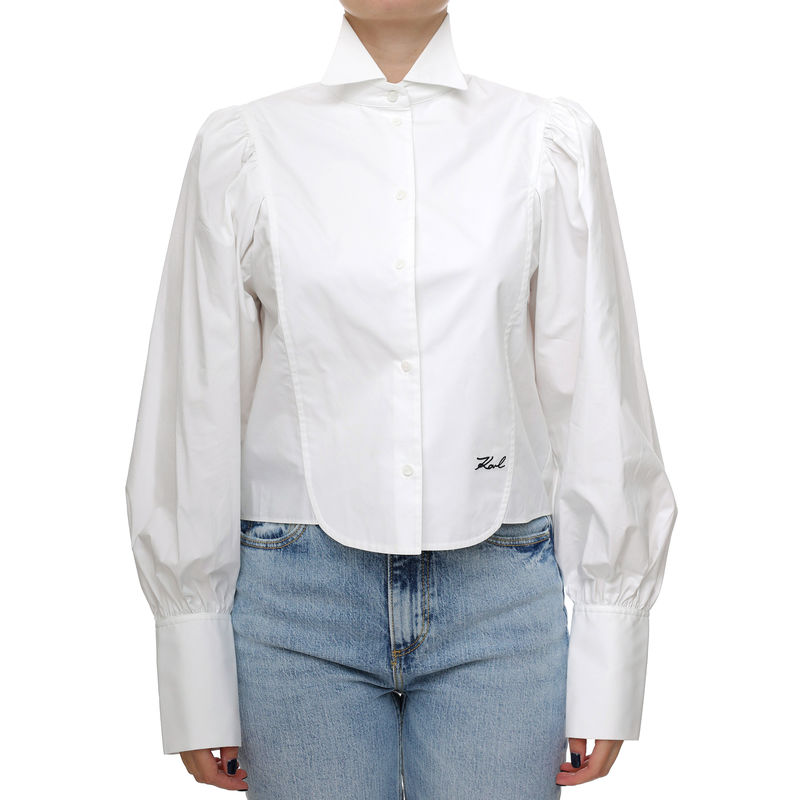 Ženska košulja Karl Lagerfeld Fashion poplin shirt