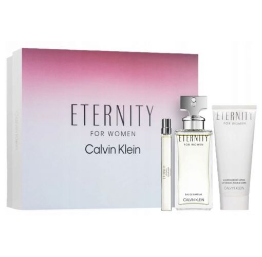 C.K. Set Eternity W 100ml edp + 10ml edp + 100ml BL