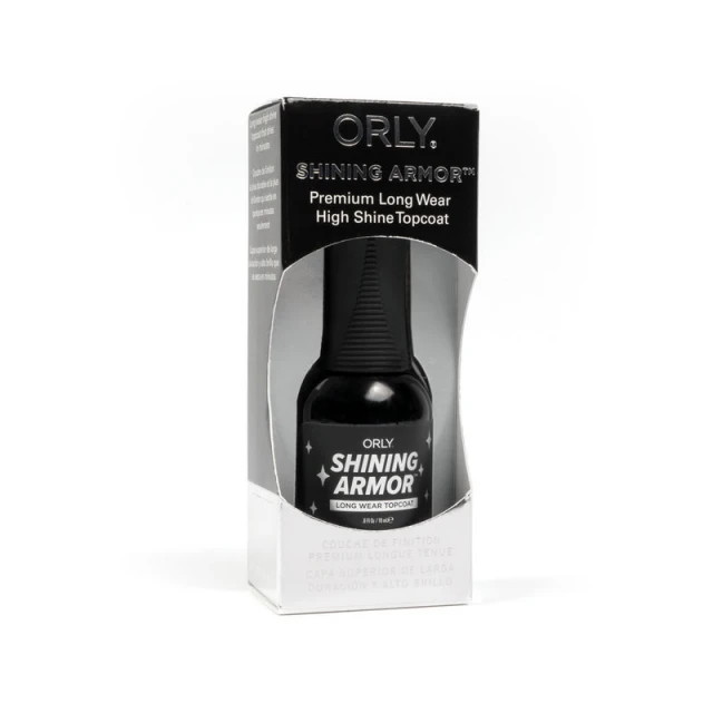 ORLY
Shining Armor 11 ml - ultra brzosušeći, visoko sjajni završni sjaj sa produženim dejstvom 11 ml