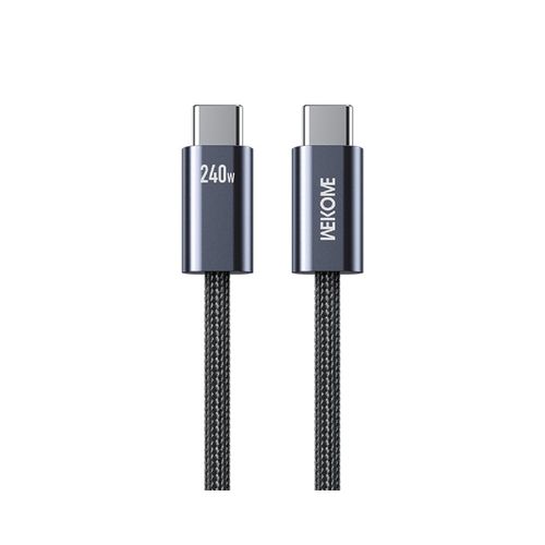 Wekome kabl 3.1 USB tip C M/M 1m za superbrzo punjenje 240W/480Mbps, crni WDC-23