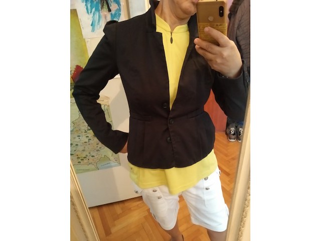 RASPRODAJA H&;M crn elegantan sako M