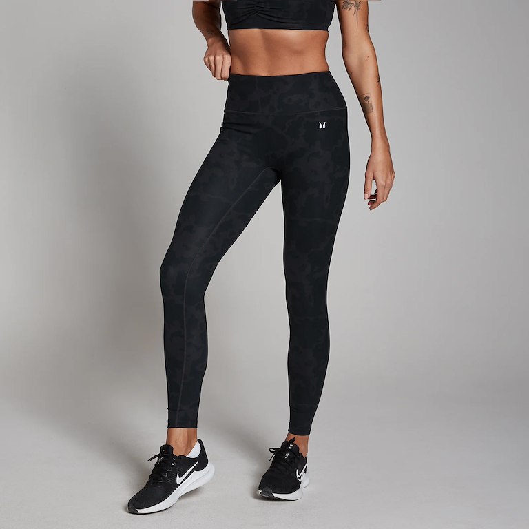 MP Women's Tempo Abstract Leggings − ženske helanke − crne