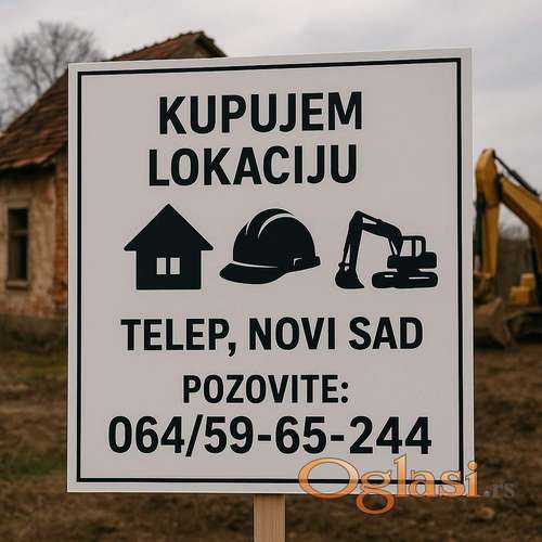 Kupujem stariju ruševnu kuću ili plac - lokaciju za izgradnju manje zgrade