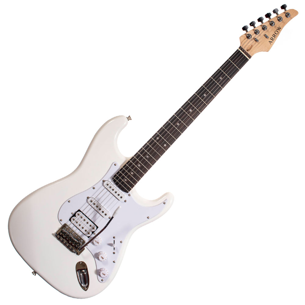 Arrow Tonecaster ST 211 Snow White Rosewood/white