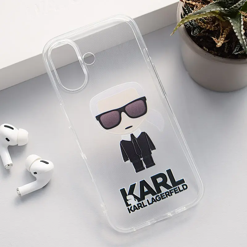 Maska za telefon iPhone 16 NANOBIT PRINT Karl Lagerfeld