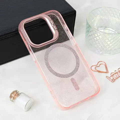 Maska Magsafe Sparkle za iPhone 13 Pro 6.1 roze
