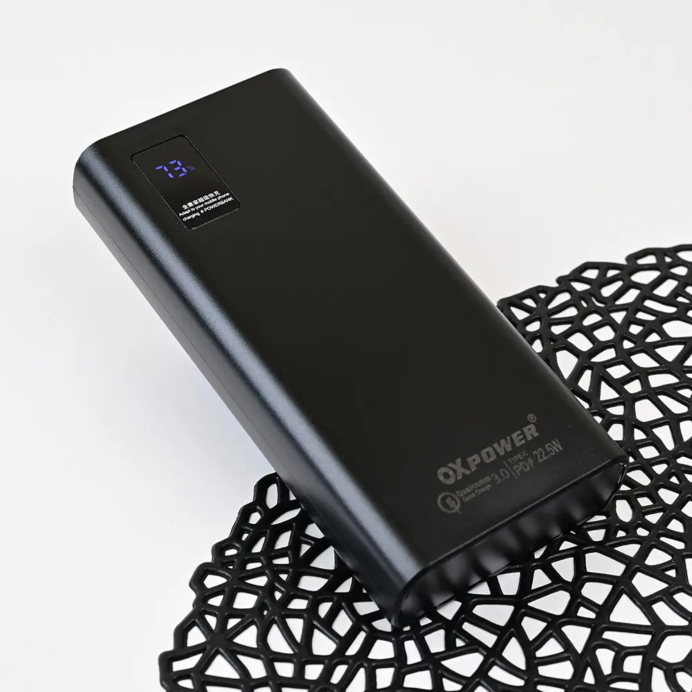 OXPOWER Eksterna baterija PD22, 20000mAh, Crna