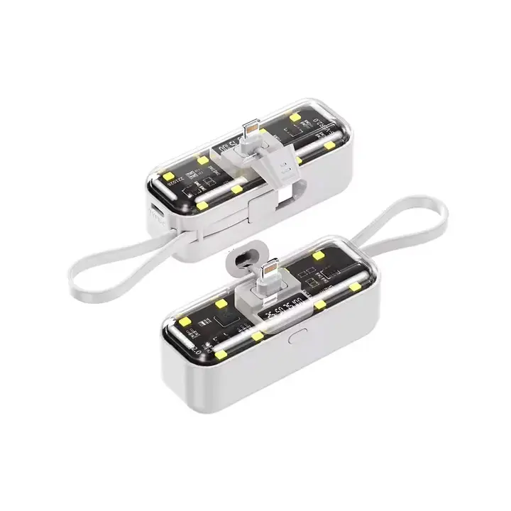 OXPOWER Eksterna baterija, 5000mAh, Lightning, Bela