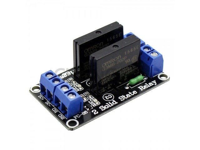 Modul sa Omronovim G3MB-202 SSR releom 2kanala