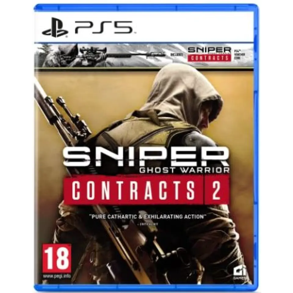 CI igre Sniper Ghost Varrior Contracts 2 PS5 + PS4 Sniper Ghost Varrior 1 vaučer kod - dupli paket