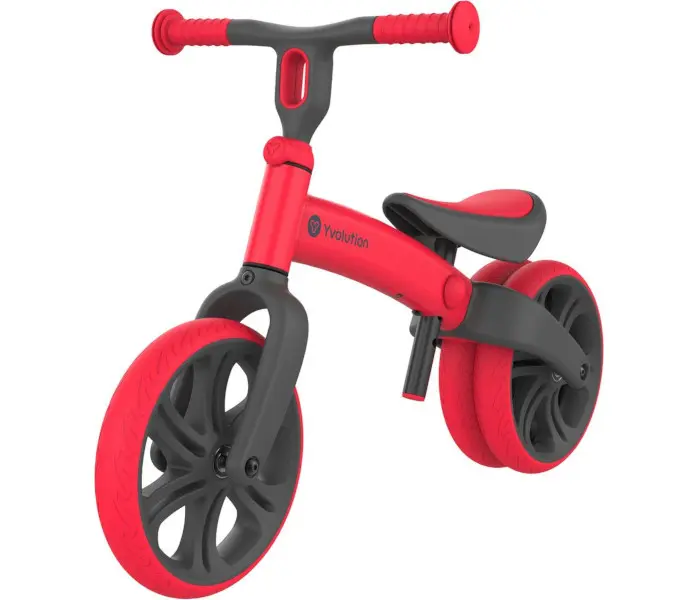 YVOLUTION Balans bicikl za decu Velo Junior, Crveni