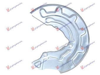 ZASTITA PREDNJEG KOCIONOG DISKA (PRECNIK DISKA 276mm) (CONTI TE) VW PASSAT 15-19