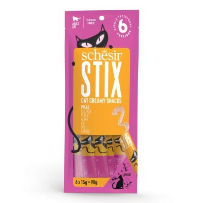 Schesir Stix Poslastice Piletina 6x15g