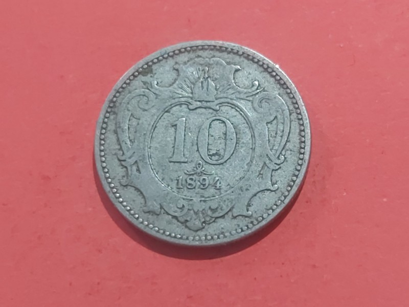 Austrija - 10 heller 1894 god