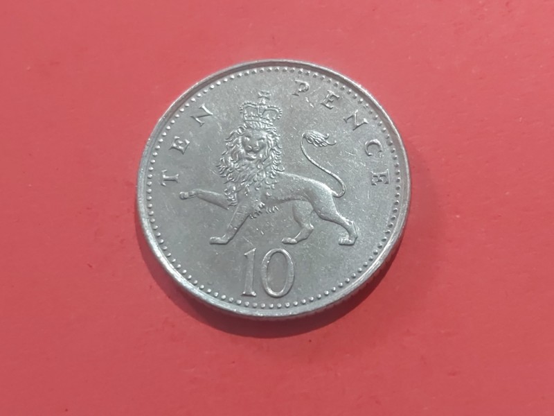 Britanija - 10 pence 1992 god