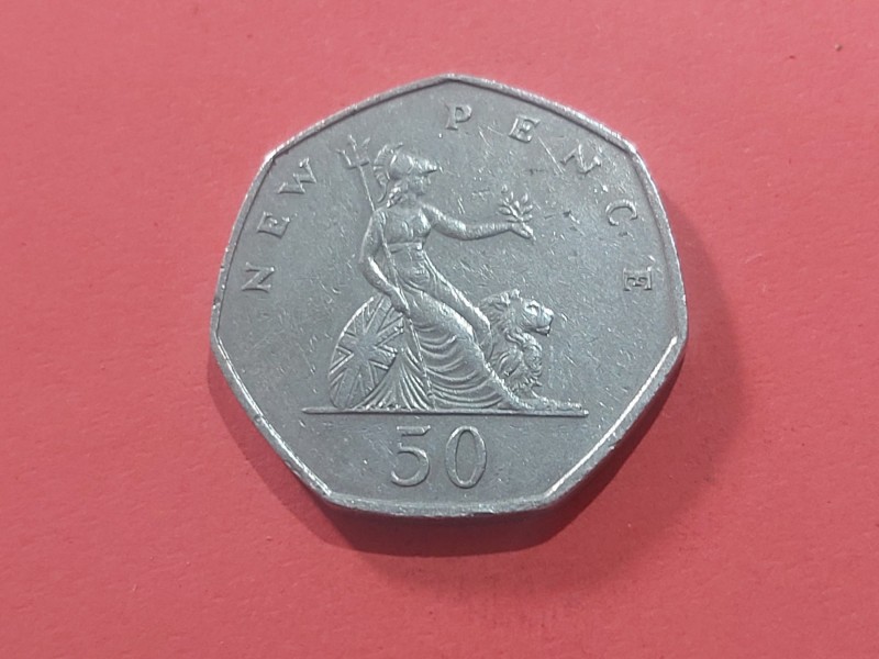 Britanija - 50 pence 1969 god