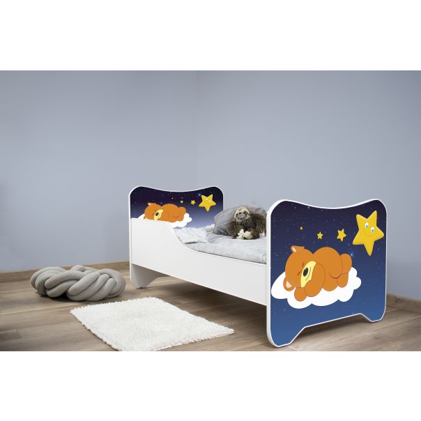 Dečiji Krevet 140X70Cm Happy Kitty Sleeping Teddy