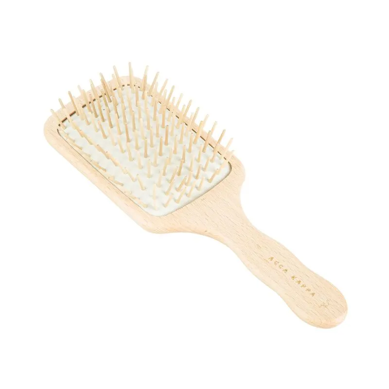 Acca Kappa Paddle Brush – Beech Wood – Wooden Pins