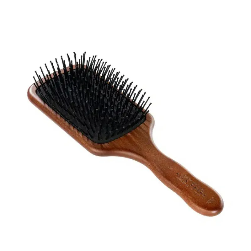 Acca Kappa Pneumatic Mini Paddle Brush – Kotibé Wood – POM Pins